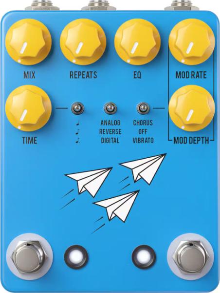 Jhs Flight Delay - Blue Reverb, delay & echo effect pedal