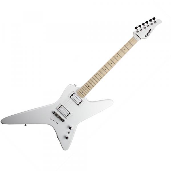 Kramer Voyager - alpine white Travel & mini electric guitar