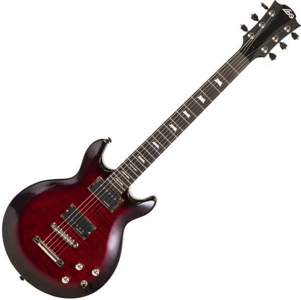 Lag Roxane R500 - cherry shadow Double cut electric guitar