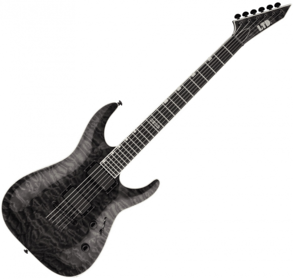 Ltd MH-401NT - see thru black Guitare électrique forme str