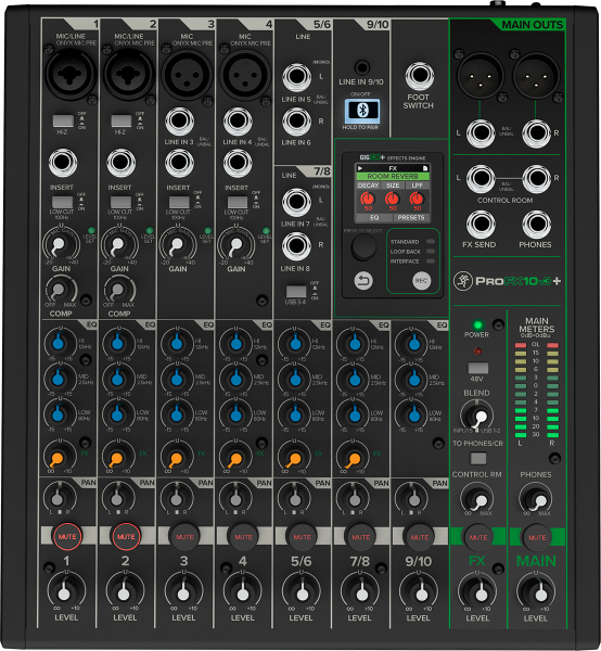 Mackie PROFX 10 V3+ Table de mixage analogique