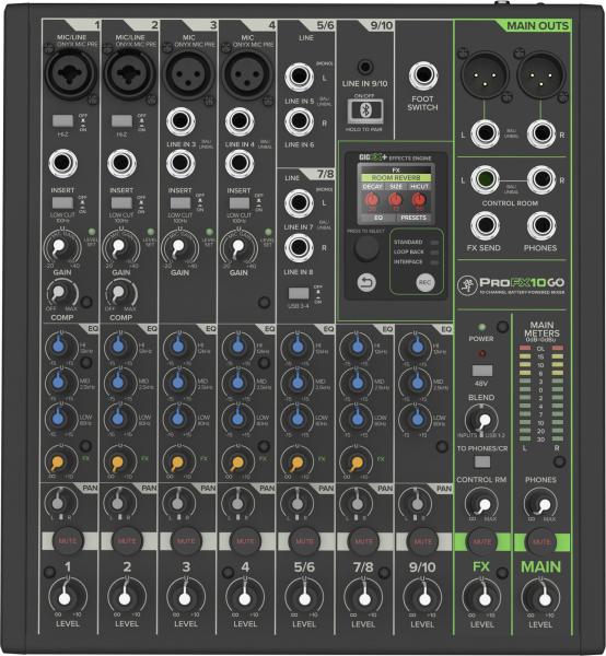 Mackie PROFX10GO Table de mixage analogique
