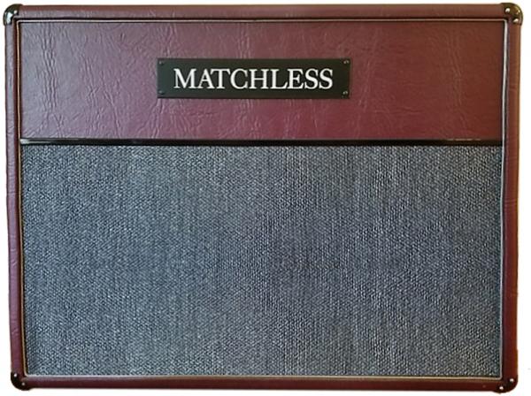 Matchless ESD212 Cabinet Burgundy/Silver Electric guitar amp cabinet