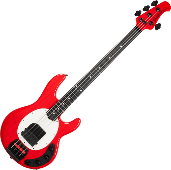 Music man Tim Commerford StingRay Bass Active - caliper red Basse ...