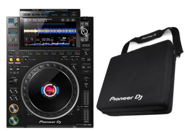 Pioneer dj CDJ 3000 + DJC-3000 BAG Case/flight/decksaver