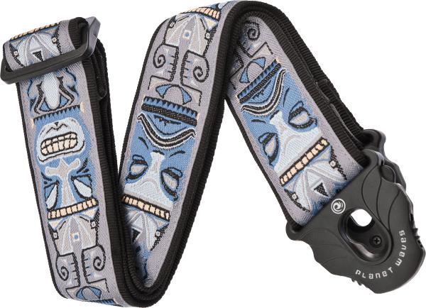 Planet waves World Woven Planet Lock Guitar Strap Tiki Guitar strap