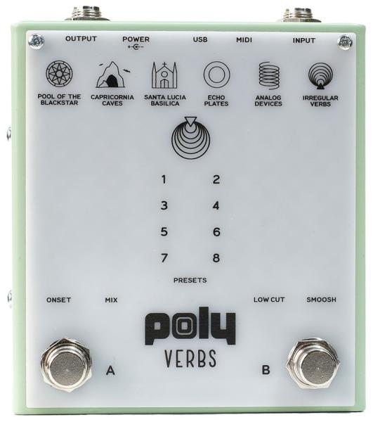 Poly effects Verbs Reverb Pédale reverb / delay / echo