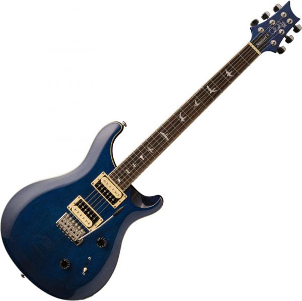 Prs SE Standard 24 2018 - translucent blue Double cut gitaar
