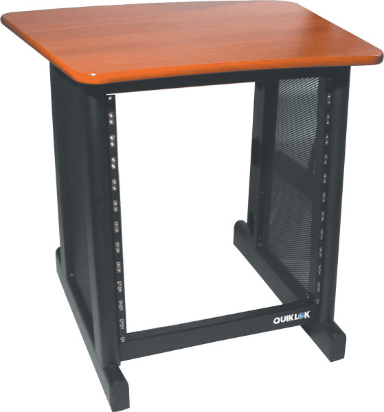 Quiklok Stand rack 12U - cerisier Stand et support studio