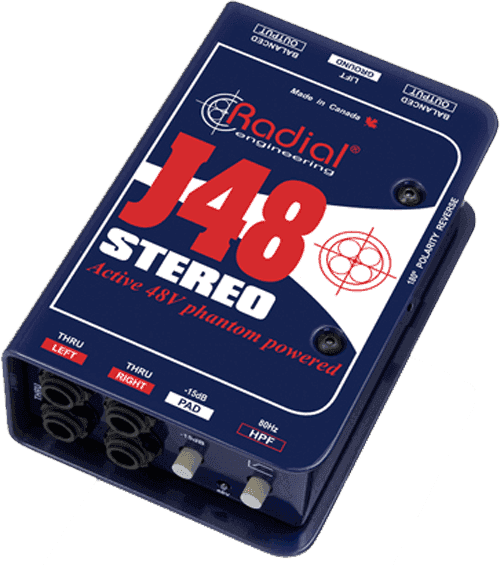 Radial J48 Stereo Di box