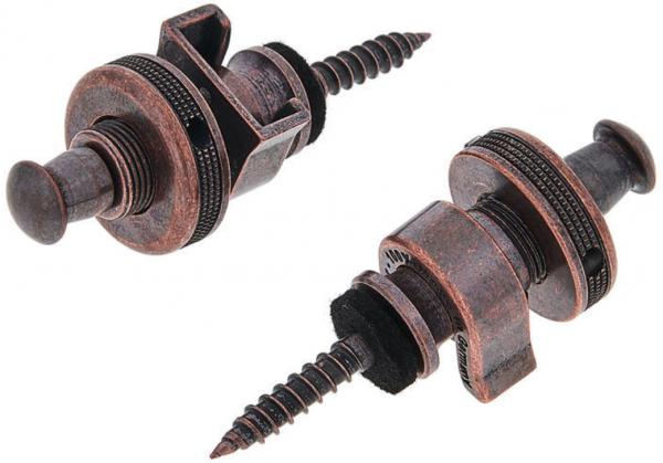 Schaller S-Locks Pair - Vintage Copper Strap lock