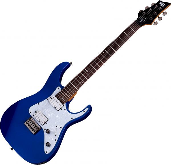 Schecter Banshee-6 SGR - electric blue Str shape electric guitar