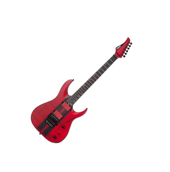 Schecter Banshee GT FR - trans red Str shape electric guitar