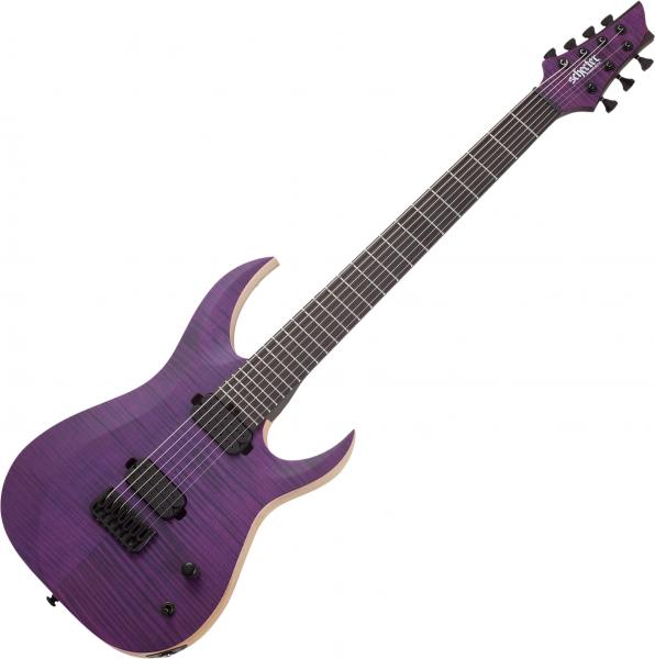 Schecter John Browne Tao-7 - satin trans purple 7 string electric ...