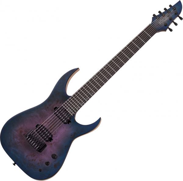 Schecter Keith Merrow KM-7 MK-III Artist - blue crimson 7 string ...
