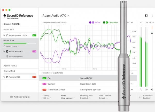 Sonarworks Sound ID Reference - Enceintes et casque + Micro Plug-in effect