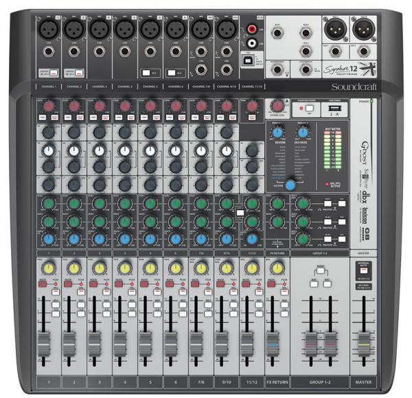 Soundcraft Signature 12 MTK Analog mixing desk