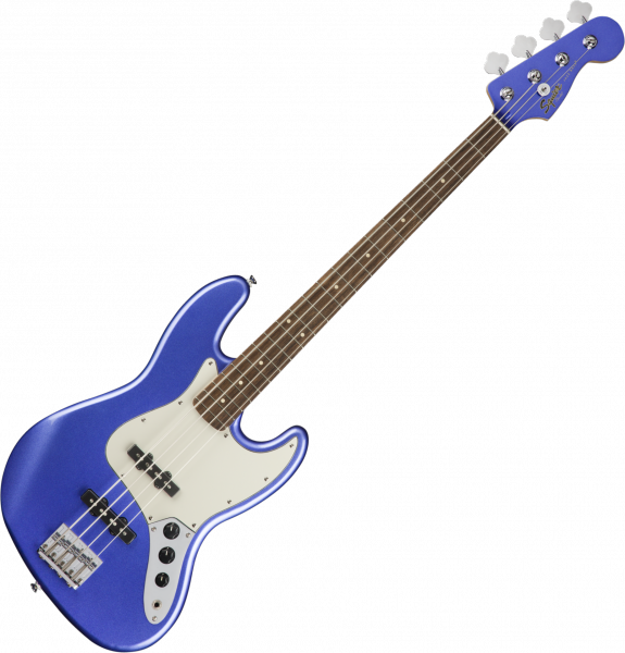 Squier Contemporary Jazz Bass Lau Ocean Blue Metallic Solid Body Electric Bass