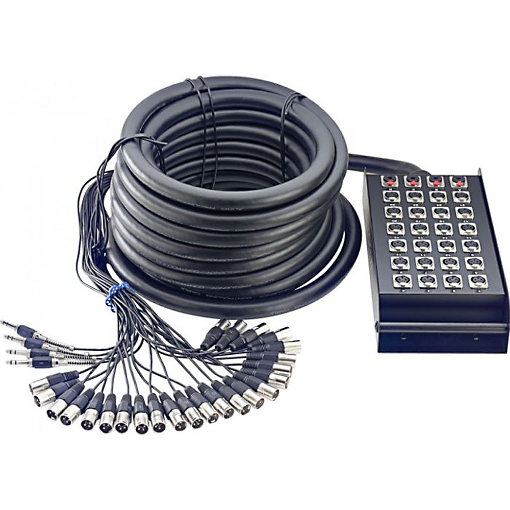 Câble multipaire & boîtier de scène Stagg SBL30/24X4