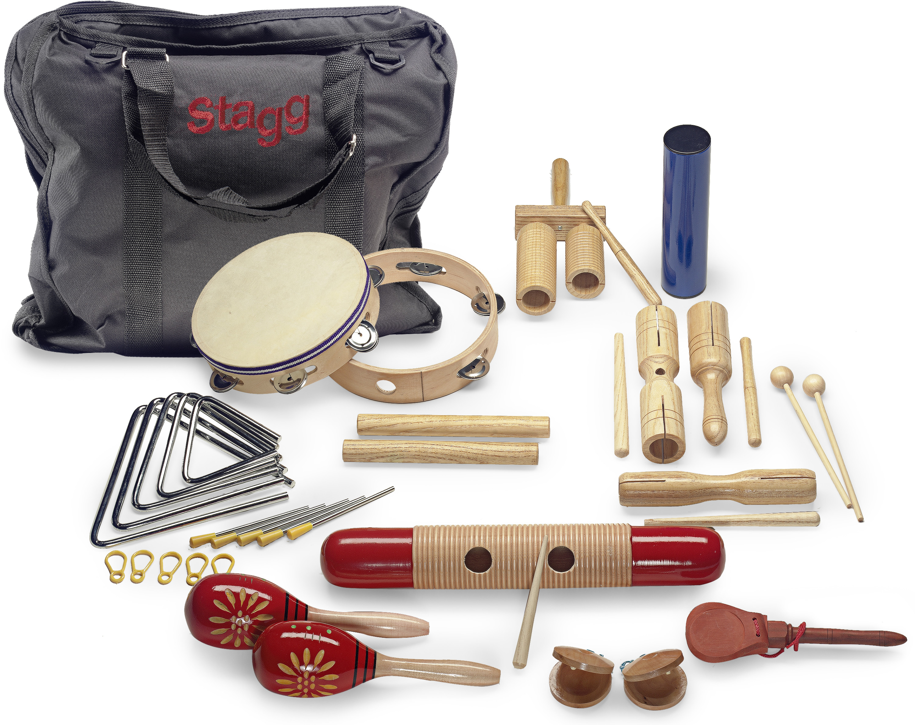 Set percussion enfants Stagg Kit de percussion Junior CPJ-05 + sac