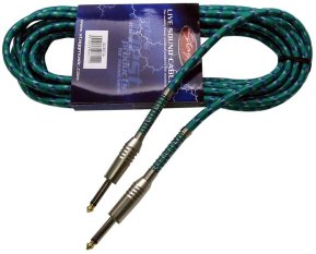 Stagg SGC6VT Tweed Green jack/jack -6m Cable
