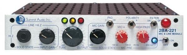 Summit 2BA-221 Preamp