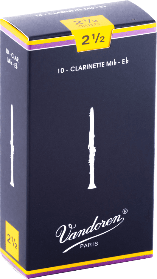 Anche clarinette Vandoren CR1125 Clarinette Mib Force 2,5 (Box x10)