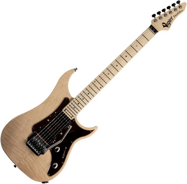 Vigier Excalibur Custom HSH (MN) - natural maple Str shape electric guitar