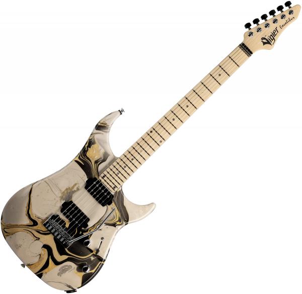 Vigier Excalibur Thirteen (MN) - rock art beige black yellow Str shape ...