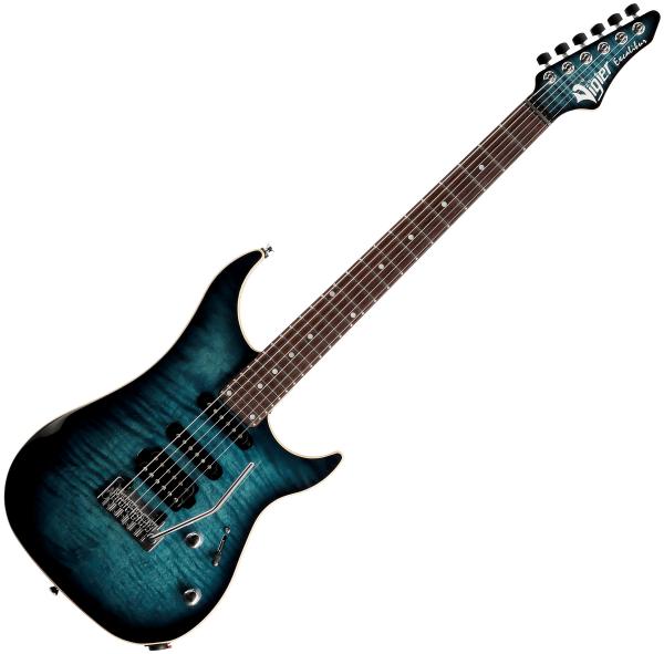 Vigier Excalibur Ultra Blues (HSS, Trem, RW) - mysterious blue Str ...