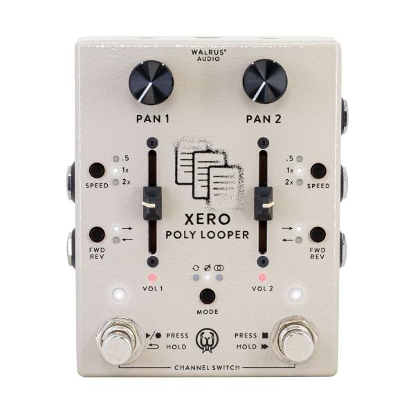 Walrus audio Xero Poly Looper Cream Looper effect pedal