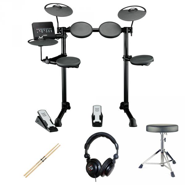 Yamaha DTX400K + siege + baquettes + casque Electronic drum kit & set