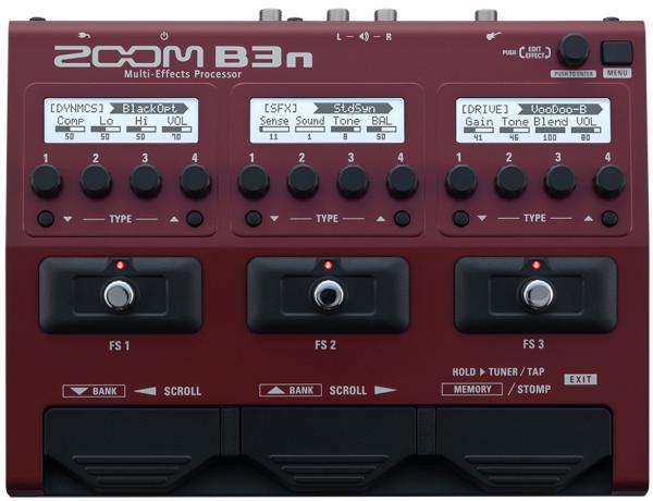 Zoom B3n Bass Multi-Effects Multi effet basse en pedalier