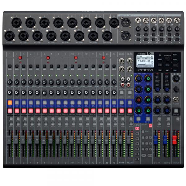 Multi tracks opnemer Zoom Livetrack L-20